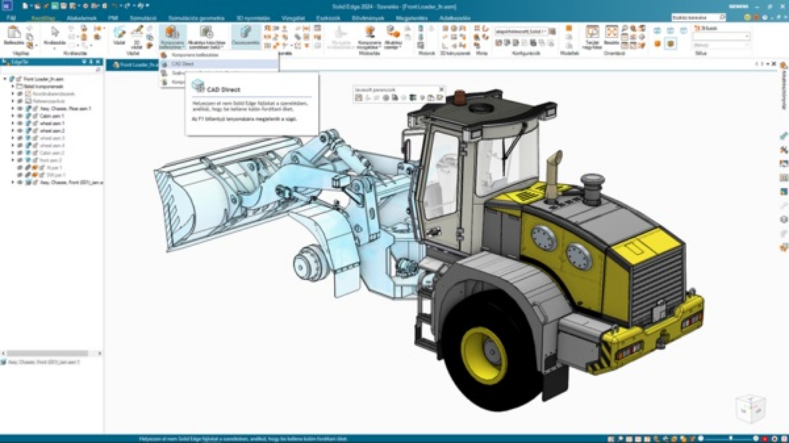 Autodesk Inventor és Solidworks adatok kezelése Solid Edge szoftverben ...
